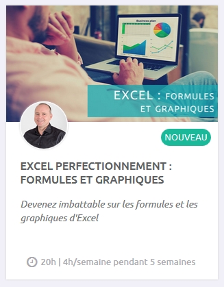 Captain SPOC lance deux nouveaux cours Excel perfectionnement